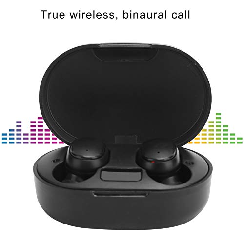 TWS Bluetooth 5.0 Earphone, Wireless Portable Noise Cancelling Sports Headphones HiFi Stereo Music Player Earbuds with Charging Case for Smart Phone