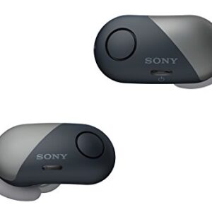 Sony SP700N Wireless Noise Canceling Sports in-Ear Headphones Black WF-SP700N/B (Renewed)