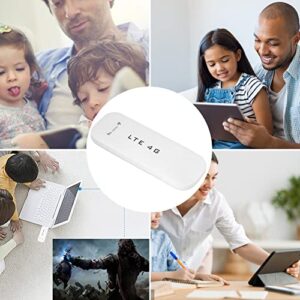 Eboxer 4G LTE USB WiFi USB Network Adapter Portable WiFi for Laptop Desktop PC Computer, Wireless WiFi Signal Receiver Modem Stick Mini Hotspot (with WiFi)