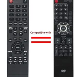 New NF033UD Replaced Remote fit for Sylvania Emerson TV DVD Player LD190SS1 LD190SS2 LD195SSX LD320SS1 LD320SS2 LD320SSX LD370SSX LD190EM1 LD190EM2 LD260EM2 LD320EM2 A9DF1UH