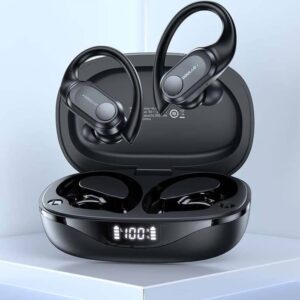 VL4 True Wireless Headset Bluetooth 5.3 Sport Super Bass Headphone CVC 8.0 Noise Reduction Ear Hook Earphone Earbuds Headset