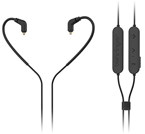 Behringer BT251-BK Bluetooth* Wireless Adapter for In-Ear Monitors with MMCX Connectors