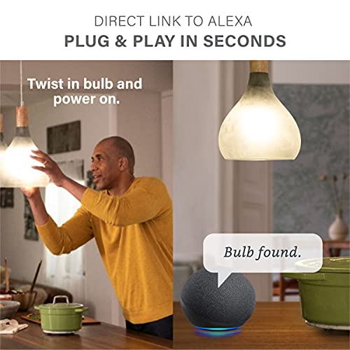 Sengled Smart Light Bulbs, Color Changing Alexa Light Bulb Bluetooth Mesh, Smart Bulbs That Work with Alexa Only, Dimmable LED Bulb A19 E26 Multicolor, High CRI, High Brightness, 9W 800LM, 4Pack