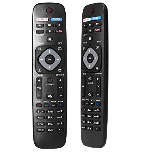 New Universal Remote Control for Philips TV Remote Replacement for LCD LED 4K UHD Smart TV NH500UP