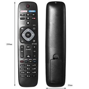 New Universal Remote Control for Philips TV Remote Replacement for LCD LED 4K UHD Smart TV NH500UP