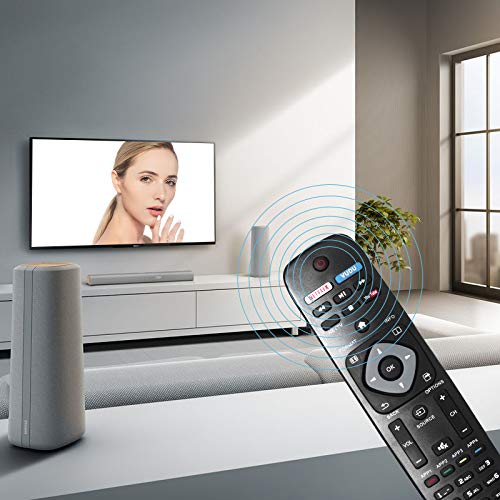 New Universal Remote Control for Philips TV Remote Replacement for LCD LED 4K UHD Smart TV NH500UP