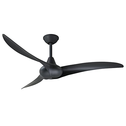 Minka-Aire F843-CL Wave 52 Inch 3 Blade Ceiling Fan in Coal Finish