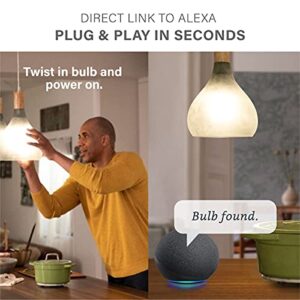 Sengled Smart Light Bulbs, Color Changing Alexa Light Bulb Bluetooth Mesh That Work with Alexa Only, Dimmable LED Bulb A19 E26 Multicolor, High CRI, High Brightness, 9W 800LM, 6-Pack, No Hub Required