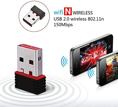 Superwang Mini USB Wifi Wireless Adapter N - 150Mbps 802.11n Wireless Internet Dongle, Supports Windows, Mac OS, Linux …