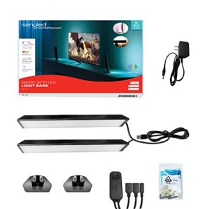 Sengled WiFi Smart LED Light Bars, TV Ambient Backlights Works with Alexa & Google Assistant, Music Sync Kit Gaming Lights with APP Control, RGB Dimmable 12W Multi-Mode LED Play Light bar for Bedroom