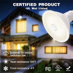 Sengled Motion Sensor Light Bulbs, Dusk to Dawn Outdoor Lighting, PAR38 Led Motion Sensor Flood Light 100 Watt Equivalent(11.5W), 3000K Warm White, Waterproof Outdoor/Indoor, 2 Pack