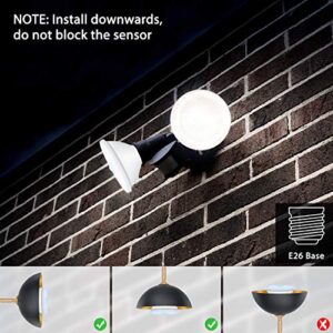 Sengled Motion Sensor Light Bulbs, Dusk to Dawn Outdoor Lighting, PAR38 Led Motion Sensor Flood Light 100 Watt Equivalent(11.5W), 3000K Warm White, Waterproof Outdoor/Indoor, 2 Pack