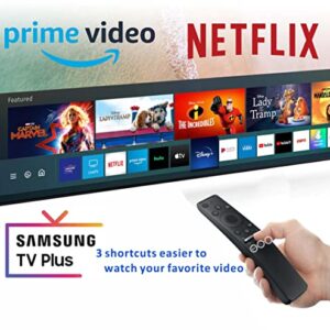 Replaced Smart Remote for Samsung TV with Voice Control for All Samsung LED QLED 4K 8K Curved TVs, 3 Shortcut Buttons for Netflix, Samsung TV,Prime Video w/1 Year Warranty provided by Alizen