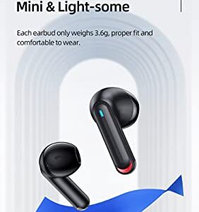 Wireless Earbuds Bluetooth 5.2Chip Bluetooth Earphones Earbud Noise Cancellation Sports Headphones with Charging Case Bluetooth Headphone Earbuds Gaming Ear Pods for Running 28hrs of Play Time (Black)