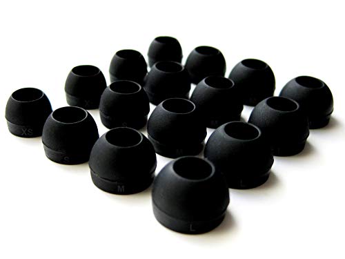 16pcs (B-4sz) Replacement Eartips Adapters Compatible with Blackweb True Wireless Earbuds Earphones