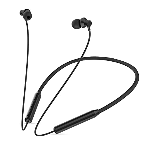 OINMELY Neckband Bluetooth Headphones V5.0 Wireless Headset Sport Earbuds w/Mic 12Hrs Playtime Cordless Noise-Canceling Earphones for Gym Running Compatible with iOS Samsung Android