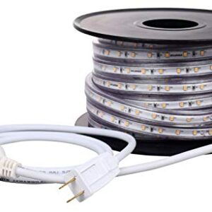 SYLVANIA LED Plug-In 32.8' Outdoor Flex Light Strip Complete Lighting Kit, 6500K Daylight Color Temperature - 1 Pack (75626)