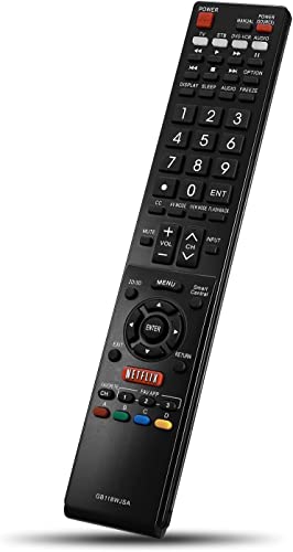 GB118WJSA Remote Control Compatible with Sharp AQUOS TV