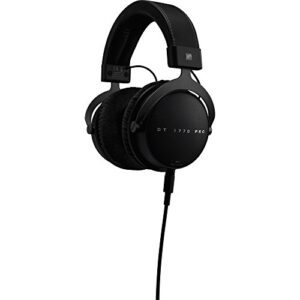 beyerdynamic DT 1770 PRO Headphones Made in Germany for high-end Studio use Mixing, Mastering, Monitoring (Closed) Bundle with SLAPPA Hard Headphone Case and 32GB Memory Card