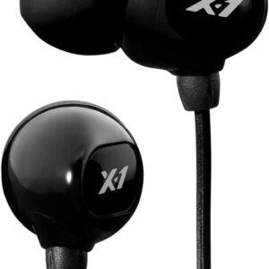 X-1 (Powered by H2O Audio) IE2-BK-X Surge Waterproof Sport In-Ear Headphones