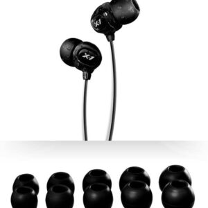 X-1 (Powered by H2O Audio) IE2-BK-X Surge Waterproof Sport In-Ear Headphones