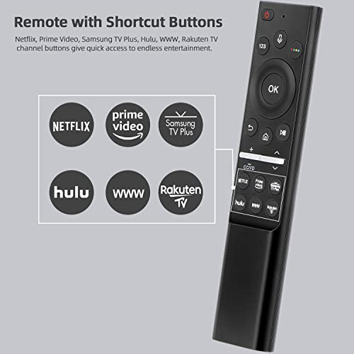 Gvirtue Universal Voice Remote Control for Samsung TV LED QLED 4K 8K UHD HDR Smart TV