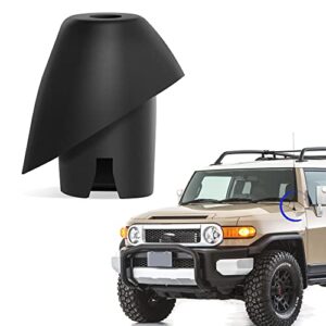 anina antenna base for toyota fj cruiser 2007-2017 antenna mount car radio antenna ornament 8639235032, 8639235031 rubber antenna grommet topper