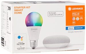 ledvance 4060000000000 40600000000000 smart+ starter kit lighting e27 10 w energy efficiency class: a (a++ -e) rgbw