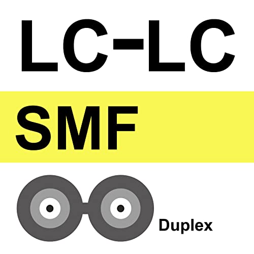 10Gtek LC-LC SMF Duplex Fiber Optic Patch Cable, 40-Meter(131.2-ft)