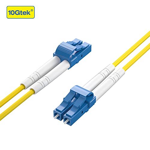 10Gtek LC-LC SMF Duplex Fiber Optic Patch Cable, 40-Meter(131.2-ft)