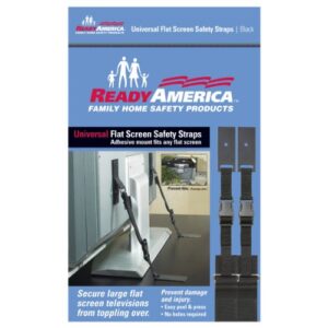 ready america 4521 universal flat screen safety straps , black