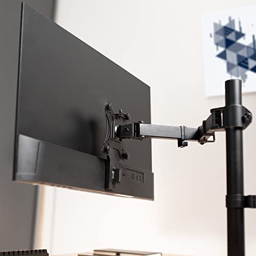 VIVO Quick Attach VESA Adapter Designed for HP M-Series Monitors, M22f, M24f, M27f, M27fd, M27fq, M32f, VESA 75x75m and 100x100mm Conversion Kit, MOUNT-HP01M