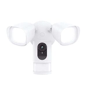 eufy floodlight cam 2, 2k, built-in ai, 2-way audio, no monthly fees, 2,500-lumen brightness, weatherproof, homebase not compatible, (existing outdoor wiring and junction box required) (renewed)