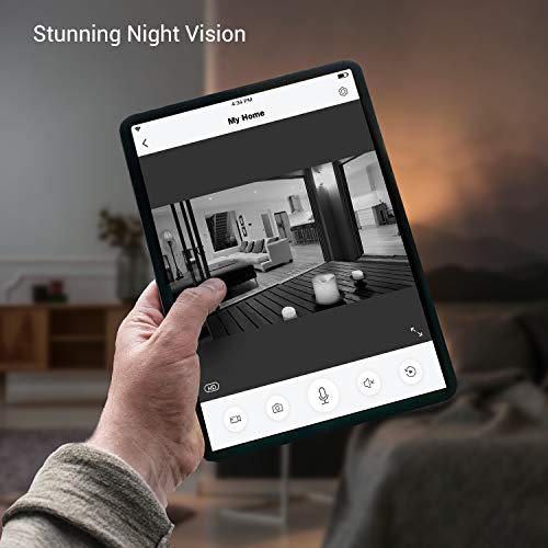 Zmodo Cameras for Home Security (Indoor & Outdoor Camera Bundle), 1080p HD, IP Camera Wireless WiFi, Motion Detection, Two-Way Talk, Night Vision, Remote View, Cloud Service, Work with Alexa/Google