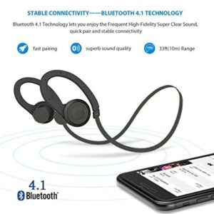 Wireless Headset Compatible with Samsung Galaxy Note 10 Plus, Sports Earphones Hands-Free Mic Neckband Headphones Earbuds Hi-Fi Sound for Galaxy Note 10 Plus Phone