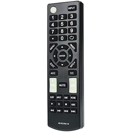 New NS-RC4NA-18 Remote Control fit for Insignia LCD/LED TV NS-22D420NA18 NS-32D220NA18 NS-32D311MX17 NS-32D311NA17 NS-40D420MX18 NS-40D420NA18 NS43D420NA18 NS-43D420NA18