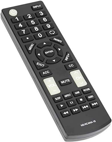 New NS-RC4NA-18 Remote Control fit for Insignia LCD/LED TV NS-22D420NA18 NS-32D220NA18 NS-32D311MX17 NS-32D311NA17 NS-40D420MX18 NS-40D420NA18 NS43D420NA18 NS-43D420NA18