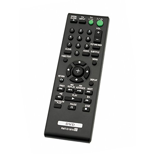 RMT-D197A RMTD197A Replaced Remote Control fit for Sony DVD Player DVP-SR510H DVP-SR320 DVP-SR405P DVP-SR750HP DVPSR100 DVPSR120 DVPSR210PB DVPSR310P DVPSR320 DVPSR750HP