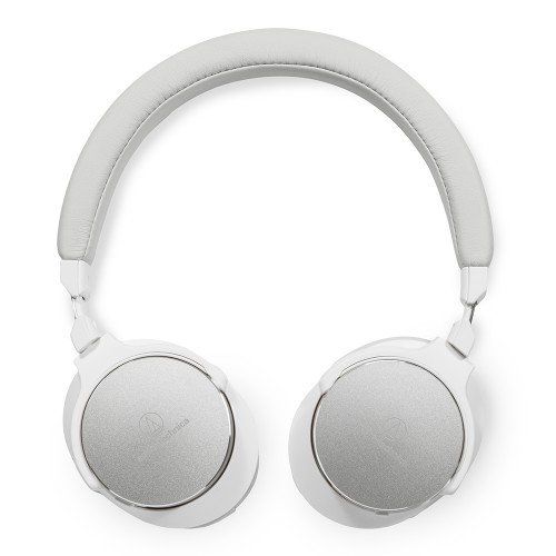 Audio-Technica ATH-SR5BTWH Bluetooth Wireless On-Ear High-Resolution Audio Headphones, White