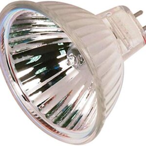 LEDVANCE 58308 Sylvania 50W Narrow Flood Beam Reflector Lamp, GU5.3 Bi-Pin Base, 1 Pack Halogen MR16