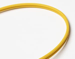 FiberCablesDirect - 3M OS2 LC LC Fiber Patch Cable | Duplex 9/125 LC to LC Singlemode Jumper 3 Meter (9.84ft) | Length Options: 0.5M-300M | 1g 10g sfp 10gbase lc/lc dx Yellow Zip-Cord PVC ofnr lc-lc