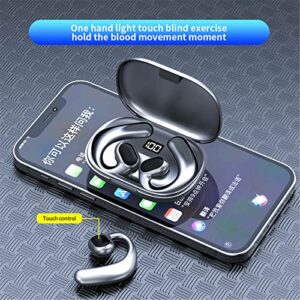 TOPUUTP Open Ear Headphones with Earhooks Wireless Earbuds Bluetooth Headset Not in The Ear Ows Sports Headset 9D Surround Sound Noise Canceling Hanging Ear Type Long Battery Life