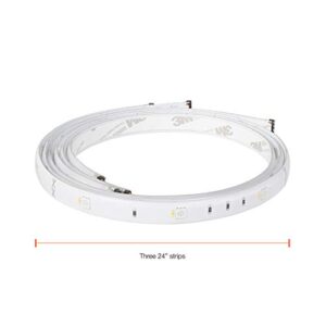 SYLVANIA Smart ZigBee Flex Expansion Lightstrips, RGBW Full Color and Tunable White, Works with SmartThings, Wink, and Amazon Echo Plus, Hub Needed for Alexa / Google Assistant - 1 Pack