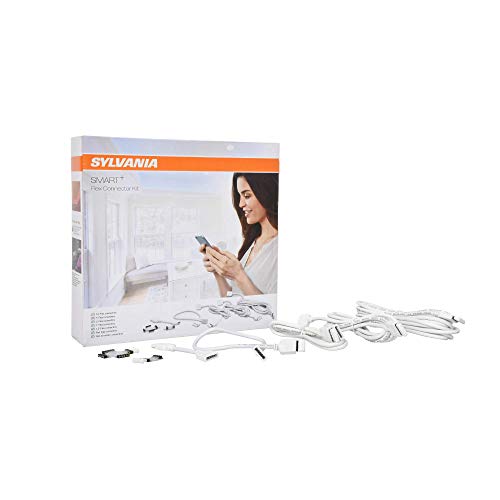 SYLVANIA Smart ZigBee and Bluetooth RGBW Full Color Flexible Lightstrip Connector Kit, Indoor Use - 1 Pack (73826)