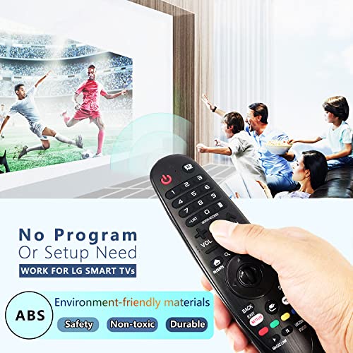 Universal Remote Control fit All LG Smart-TV,for LG LCD LED UHD QLED 4K HDR TVs（NO Voice Function and Flying Mouse Function）