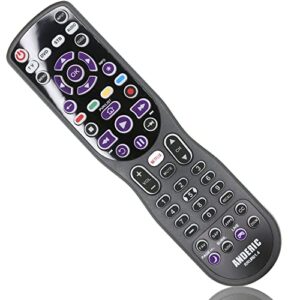 universal 4-device fit for roku streaming player/tv remote control with macro, learning, & backlighting for all roku tvs and blu-ray players, audio, sound bars – rrur01.4