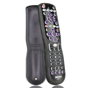 Universal 4-Device Fit for Roku Streaming Player/TV Remote Control with Macro, Learning, & Backlighting for All Roku TVs and Blu-Ray Players, Audio, Sound Bars - RRUR01.4