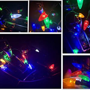 Cewuidy LED Christmas Lights Charging Cable,USB and Bulb Charger,50inch 10led Multicolor Available with Phone 5,6,7,8,X,XR,XS,XS Max,11,11Pro,11Pro Max,SE2,12mini,12,12Pro,12Pro Max etc(1pcs)