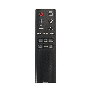 new replacement remote control ah59-02692e compatible with samsung soundbar hw-jm6000c hw-j55 hw-j551 hw-jm35 hw-j450 hw-j355 hw-j355/za hw-j450/za hw-j550 hw-j550/za hw-j6000 hw-j6000/za hw-jm35/za