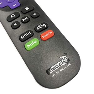 Amaz247 Wi-Fi Remote for All Roku Player (Box) and Roku Stick (NOT for Roku TV)!!